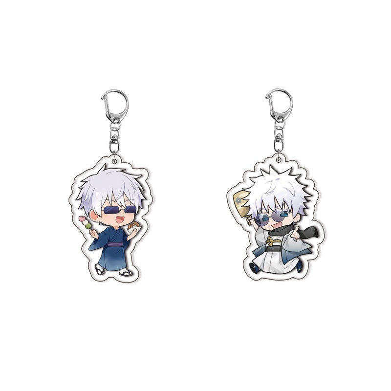 Jujutsu kaisen Gojo Satoru Anime Cartoon Acrylic Key Ring Keychain ...