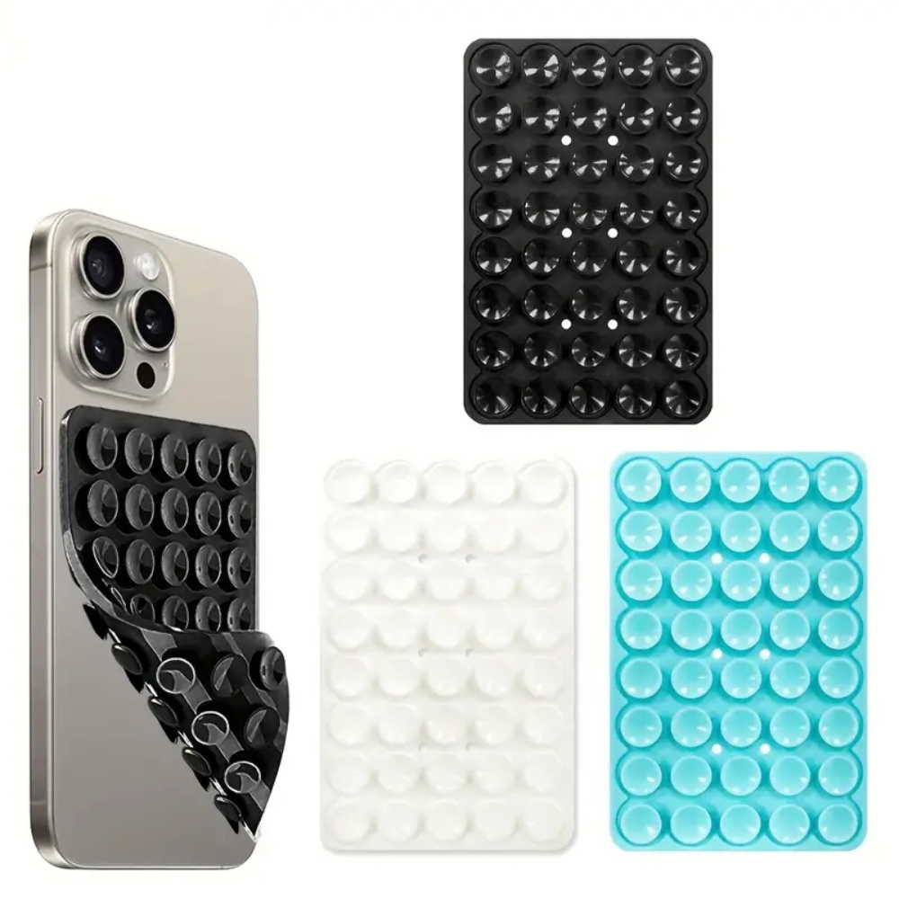 Double Side Silicone Suction Phone Case Adhesive Mount Suction Cup ...