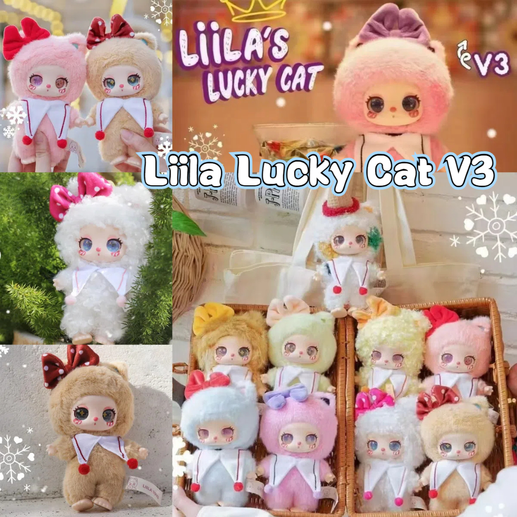 Liila V3 Plush | Liila Lucky Cat V3 Blind Box 100% Original Cute Random ...