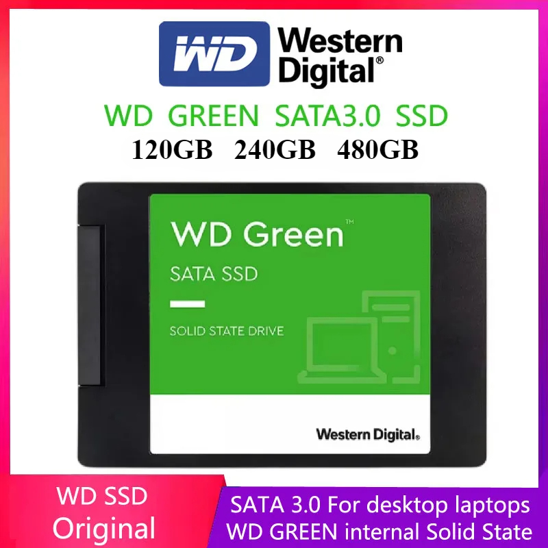 Western Digital WD Green 2.5" SSD 1TB 2T Internal PC Solid State Hard ...