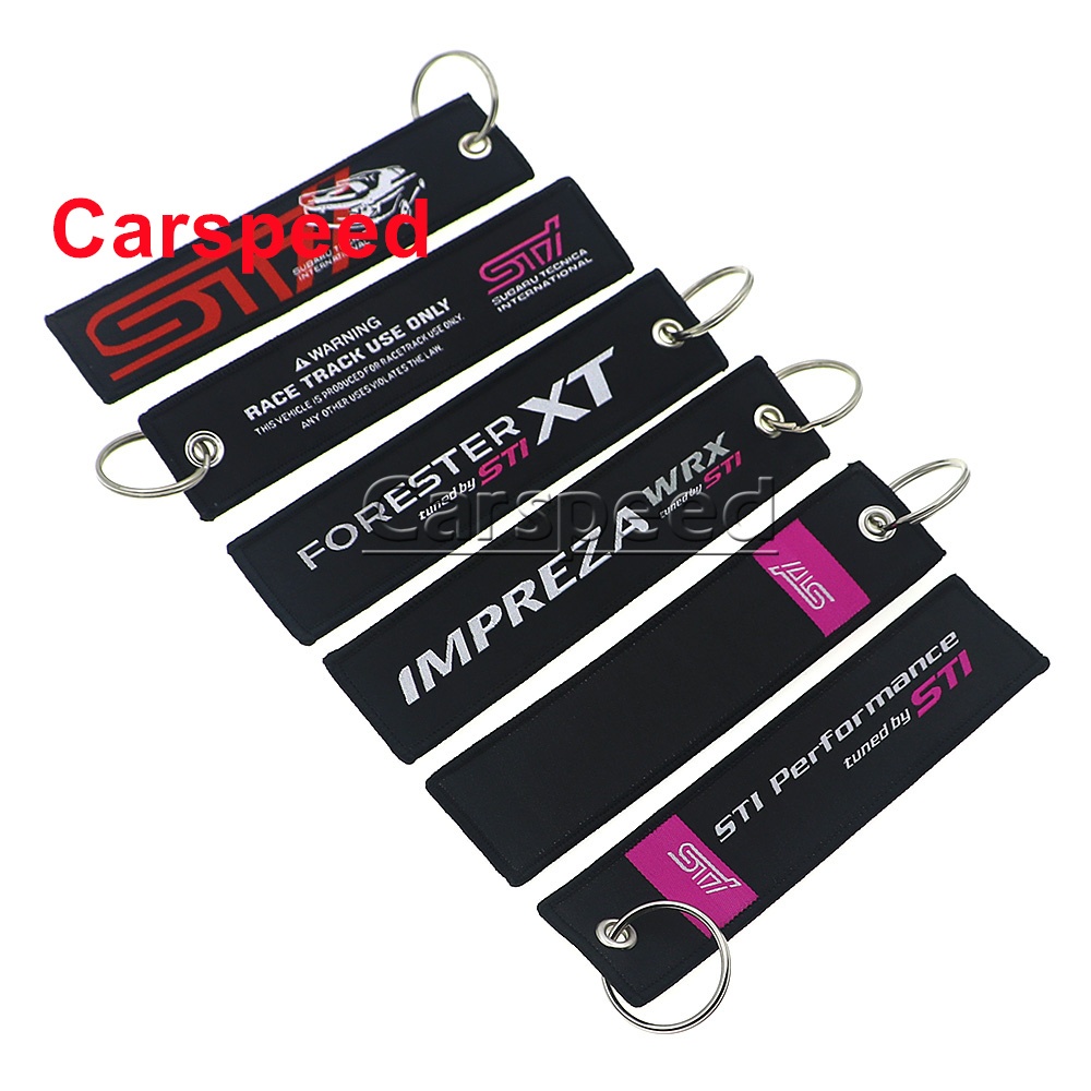 STI Car Racing Key Chain Ring JDM Culture Key Holder 1 Piece For Subaru ...