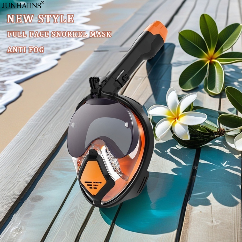 New full face diving mask for adults and children, Panorama 180 set ...