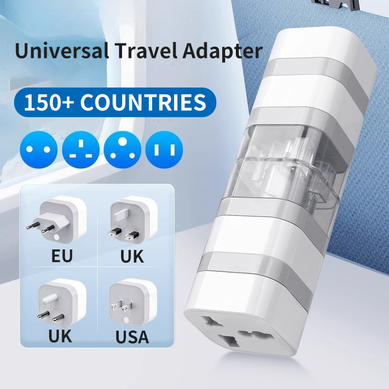 4 IN 1 Universal Worldwide Travel Adapter Power Plug 2500W (All in One ...