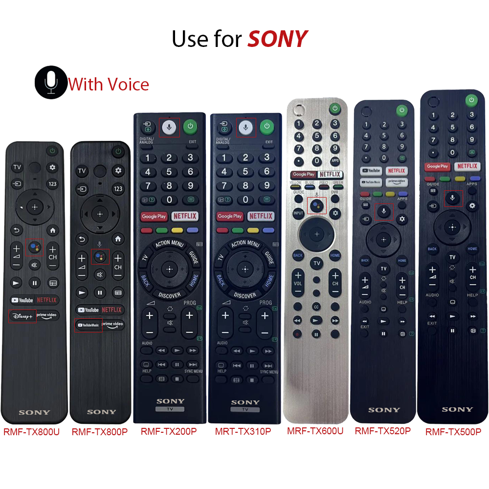 Genuine Voice Remote Control SONY LED LCD Smart Android TV Remote ...