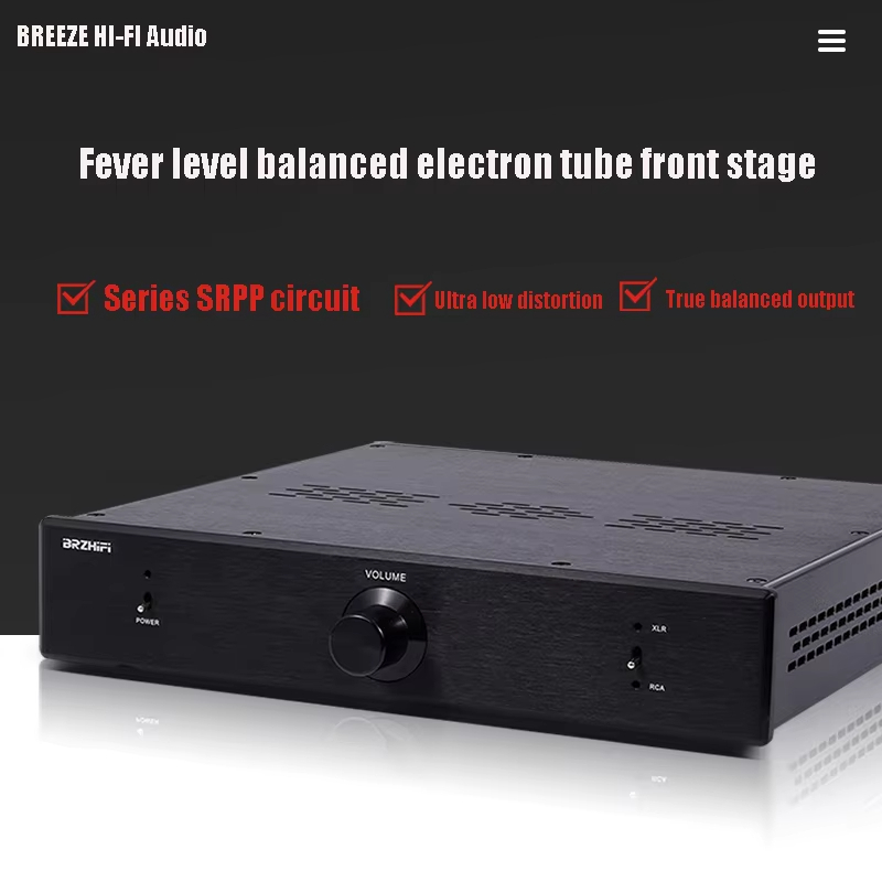 BREEZE 2024 NEW hifi Fever Gallbladder Pre amplifier Electronic Tube True Balance Output and ...