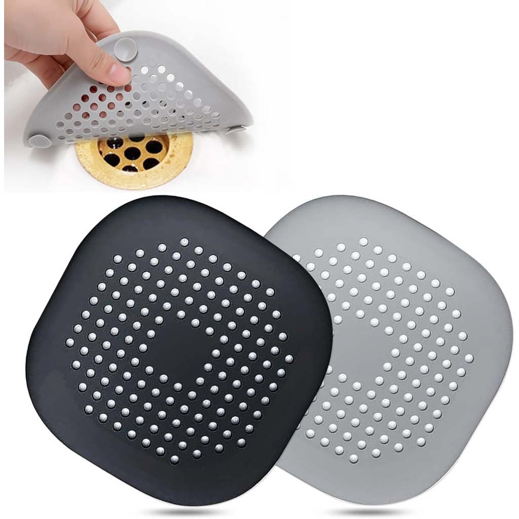 DDhome 1PC Silicone Drain Protector with Sucker / Sink Strainer Shower ...