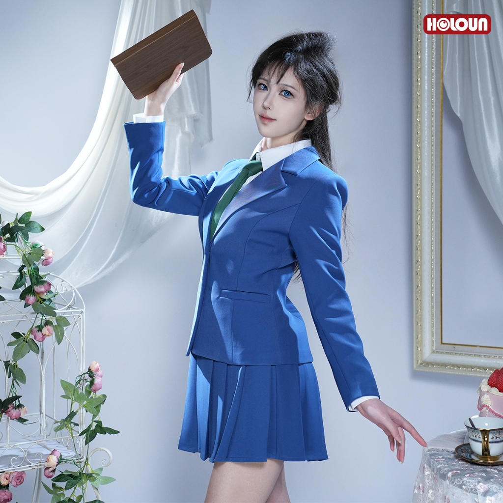Holoun Mouri Ran Cosplay Costume Rachel Moore DETECTIVE CONAN Uniform ...