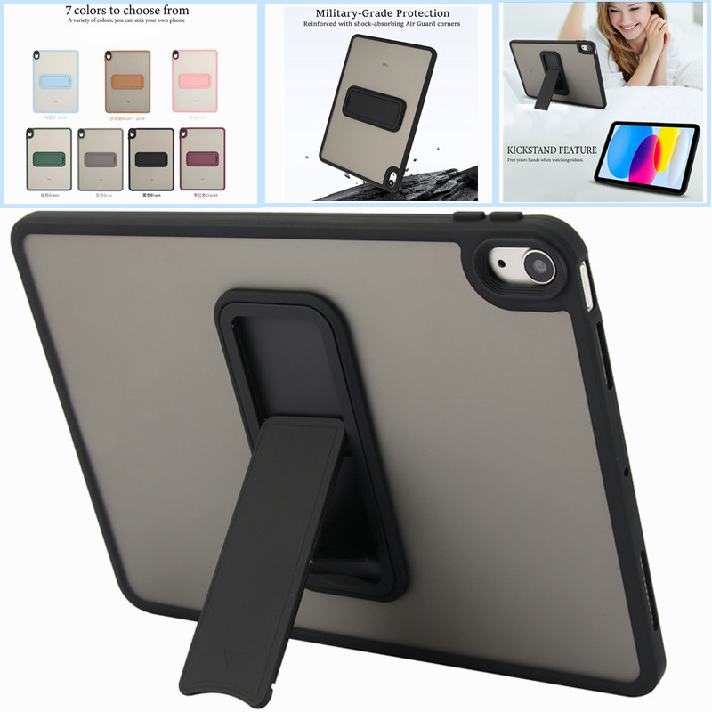 For iPad 9th 10th 11th Generation Case Fashion Hard Back Case Stand ...