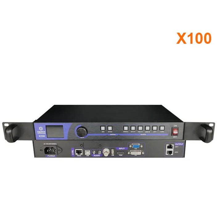 LINSN X100 video processor HD DVI VGA CV input 11V-220V AC voltage all in one LED display ...