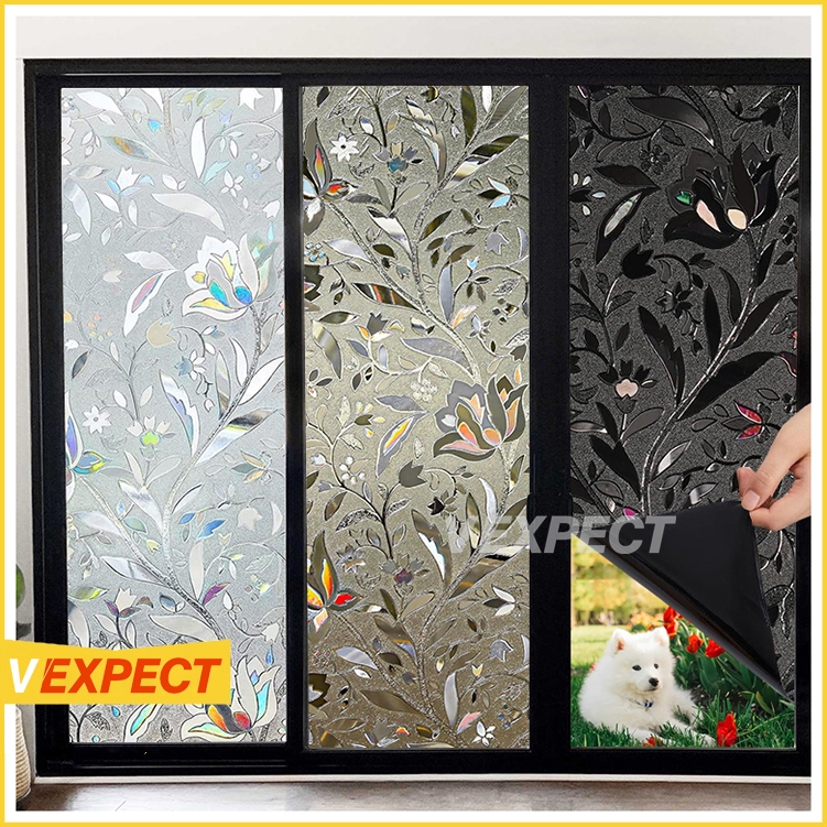 3d Window Sticker Film, Frosted Glass Sticker for Window Privacy, No ...