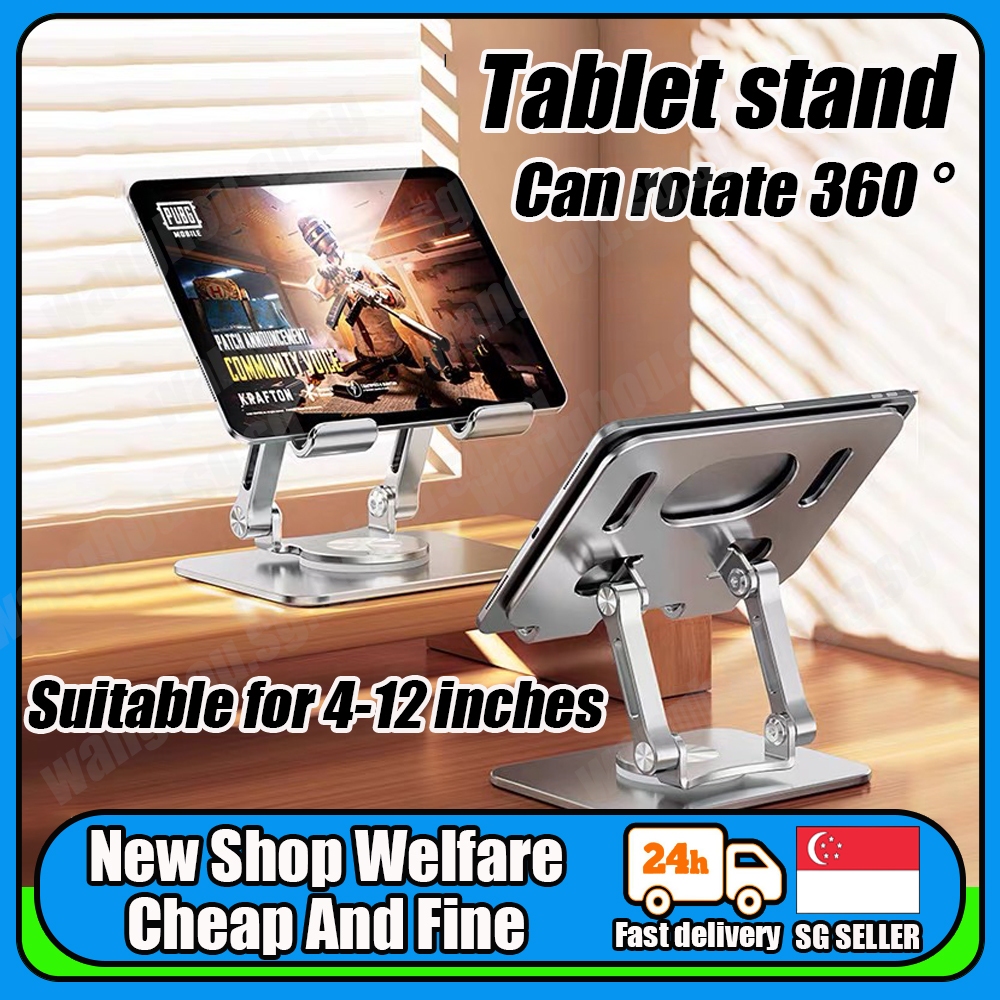 【SG Stock】Tablet Stand/ Tablet holder/ Phone Stand - Aluminum alloy ...