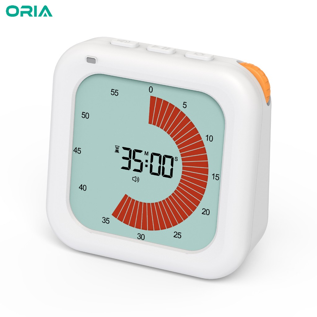 ORIA Digital Visual Timer Kitchen Timer with 60 Minute Countdown for ...
