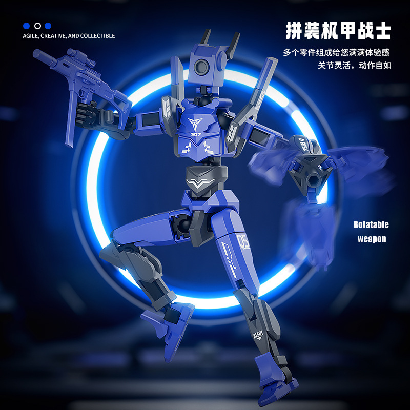 Sentry 3D printed Dummy 13 Action Figure,T13 DIY gift,Lucky 13 toys for ...