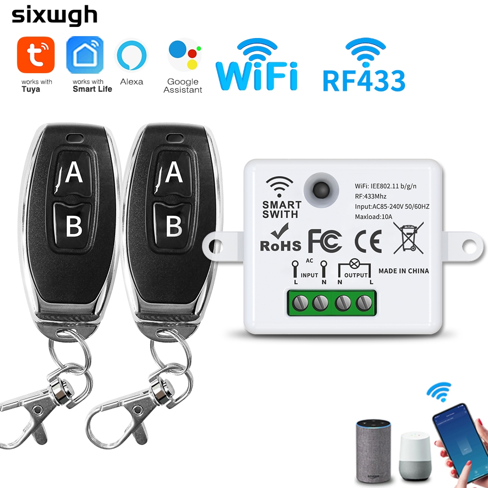 Tuya WiFi smart switch wifi switch DIY wireless switch remote control ...