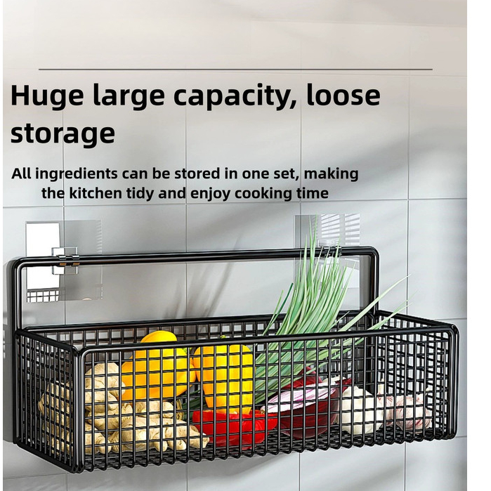 Kitchen Rack Onion Ginger Garlic Wall-Mounted Seasoning Ginger Garlic ...