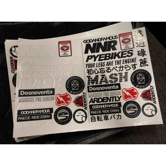 Dead Speed Frame Bicycle Sticker cadence NNR MASH GODANDFAMOUS Fake ...