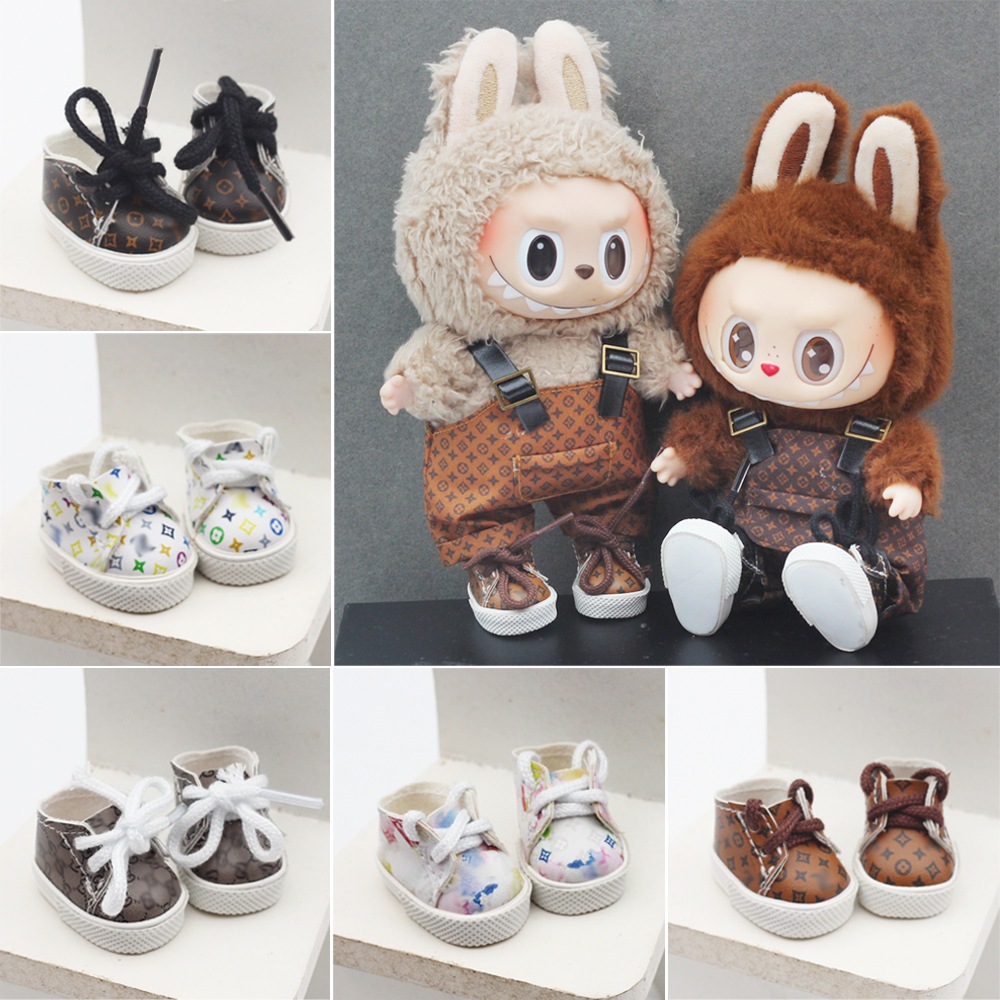 Labubu shoes(3.8*2.3cm) Crybaby shoes for 15cm 17cm Labubu V1 V2 little ...