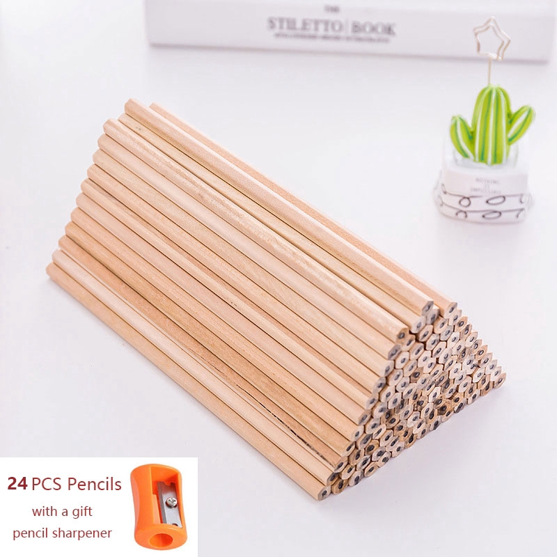 HB/2B Wooden Sketching Pencils office&school writing, hexagon ...