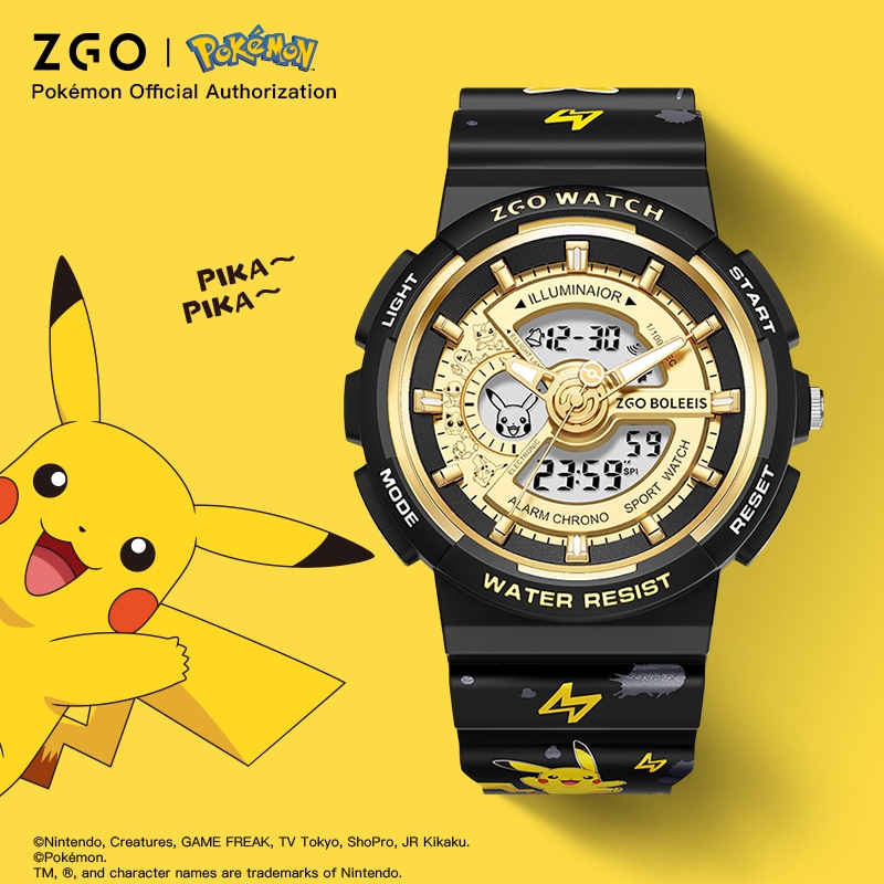 ZGO Pokémon Pikachu Kids Watch For boys For students Sports digital ...