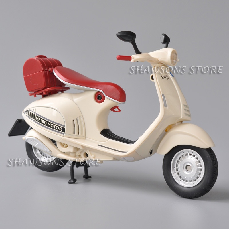1:12 Scale Diecast Motorcycle Model Toy Scooter Vespa 946 Miniature ...