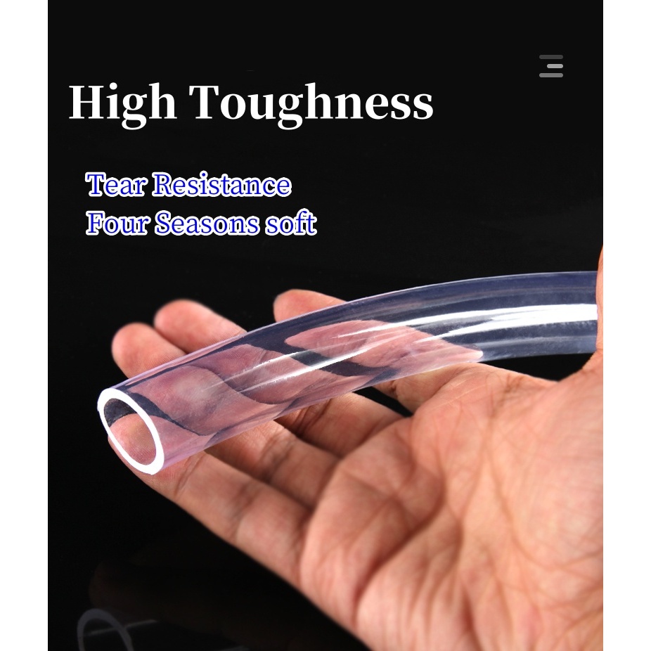 PVC Hoses Transparent Water Pipe Aquarium Tubing Water Pump Hosing ...