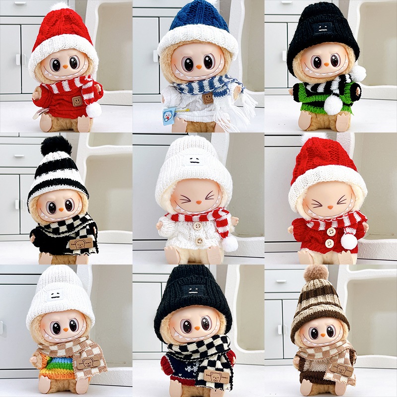Labubu v2 Clothes, Cute Sweaters and Hats (Only Clothes Sell) | Shopee ...