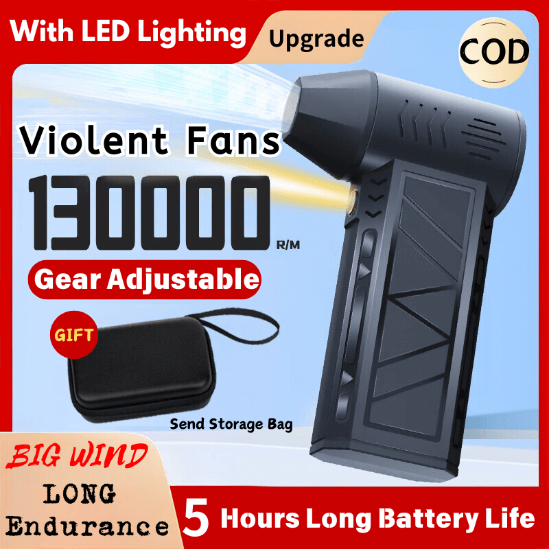 Violent Fan Blower Handheld Mini Turbojet Fan Electric Air Speed ...