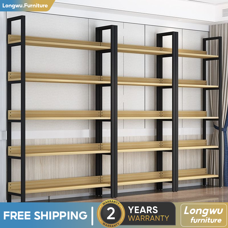 Book Shelf Supermarket Shelf Display Shelf Multi-layer Shelf FloorIron ...