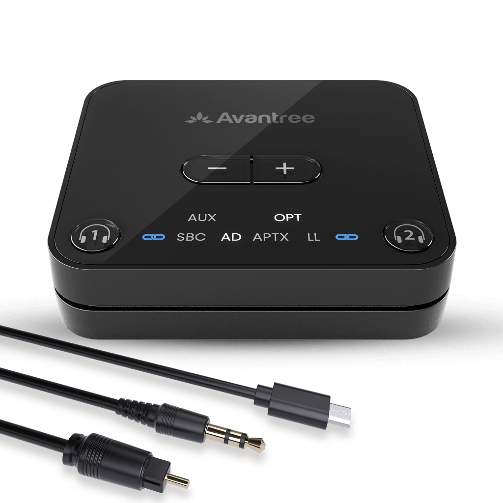 Avantree Audikast 3 - Bluetooth 5.3 Transmitter for TV with aptX ...