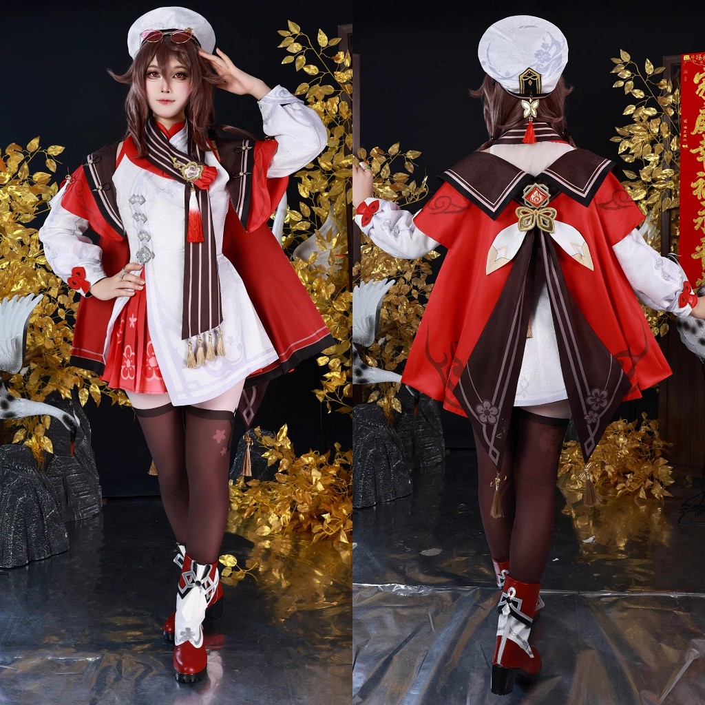 Genshin Impact Lantern Rite Hutao Costume Skin Cherries Snow-laden ...