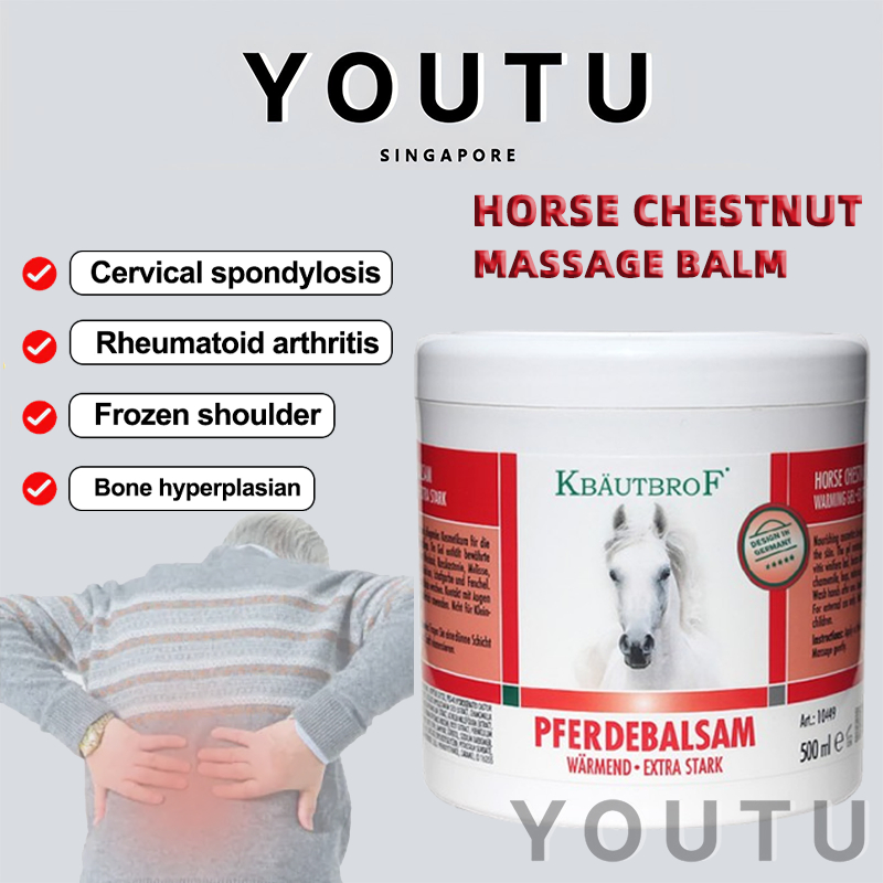 Authentic Krauterhof Balm Horse Chestnut Gel Balm Plant Formulated for ...