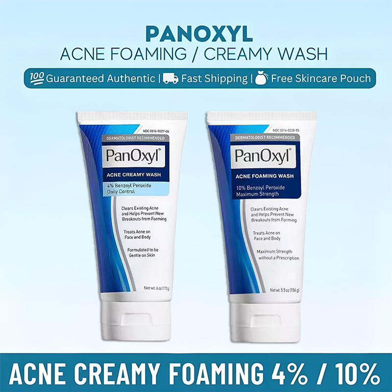 PanOxyl 10% 4% Benzoyl peroxide Acne Foaming Wash/ Oil Control ...