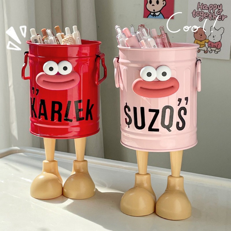 Large Capacity Pen Holder Big Mouth Pencil Holder with Handle For ...