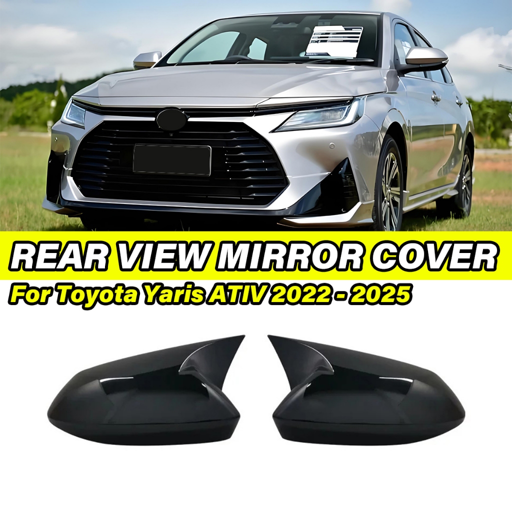 For Toyota Yaris ATIV 2022 2023 2024 2025 Side Reversing Mirror Cap ...
