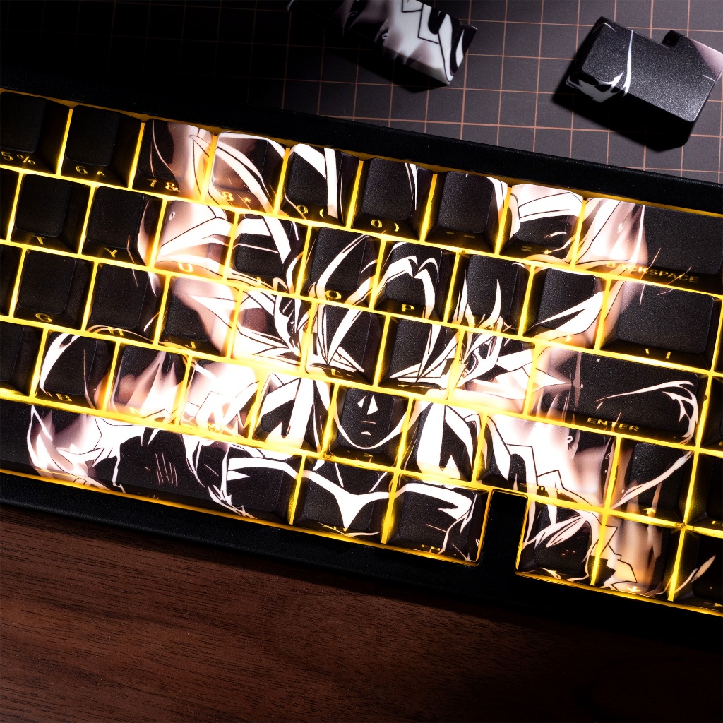 XVX Dragon Ball Goku Side-Printed Cherry Profile Double shot Dye-Sub ...