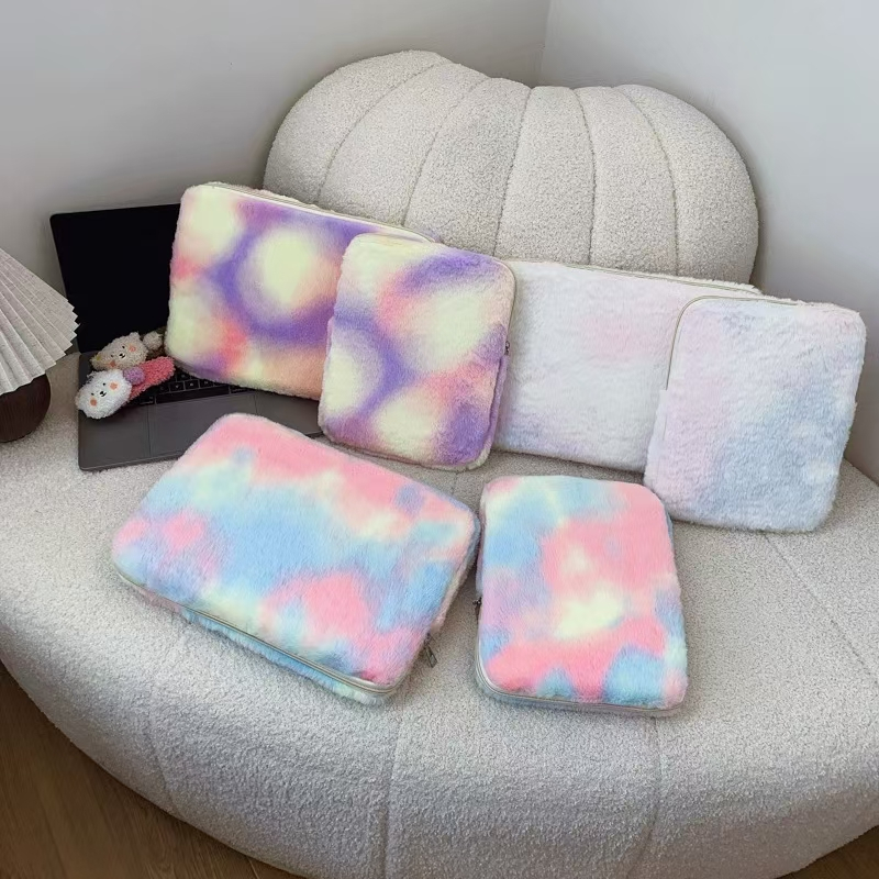 2025 Influencer New Color Plush 11-inch 13-inch Computer Bag | Shopee ...