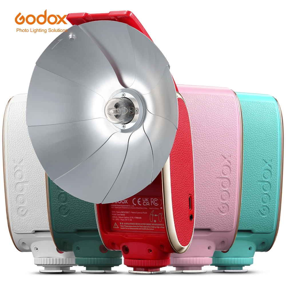Godox Lux Senior Color Edition Retro Camera Flash Light 7 Levels ...
