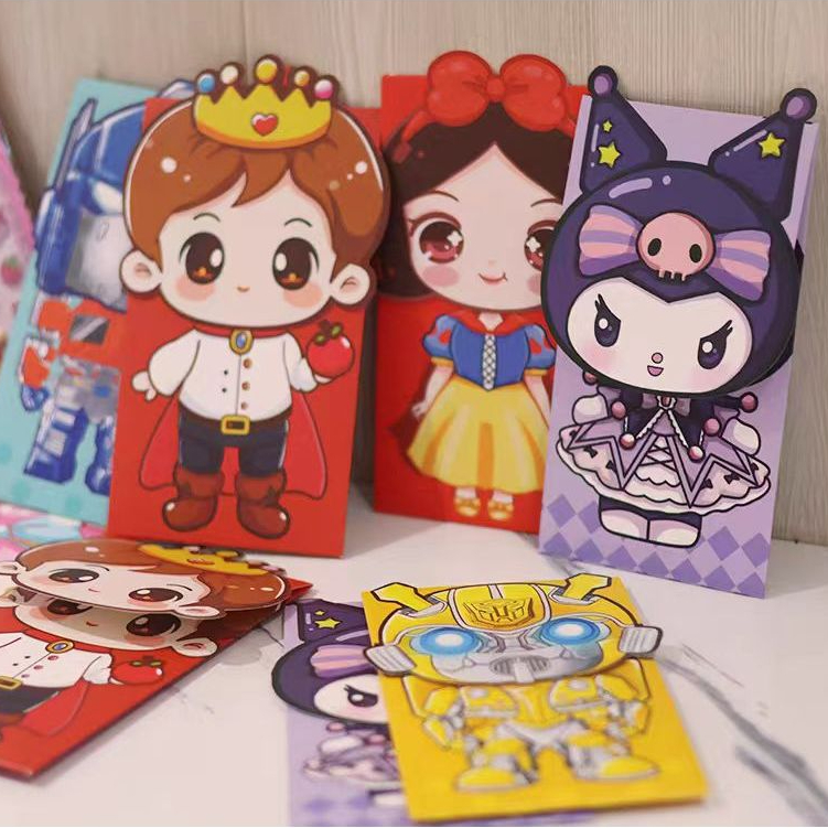 Sampul duit raya 2025 Snake Year Lucky red envelope Kids CNY New Year ...