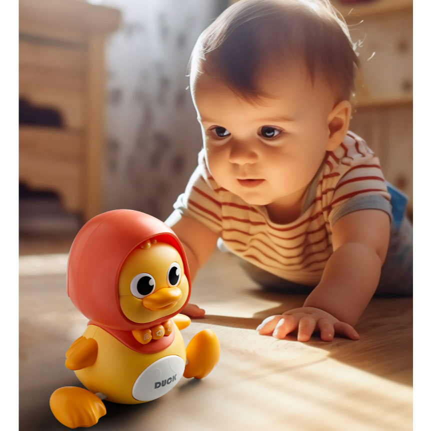 Wobbly duck Baby Toys 6 to 12 Months-Toddler Toys with Music Light and ...