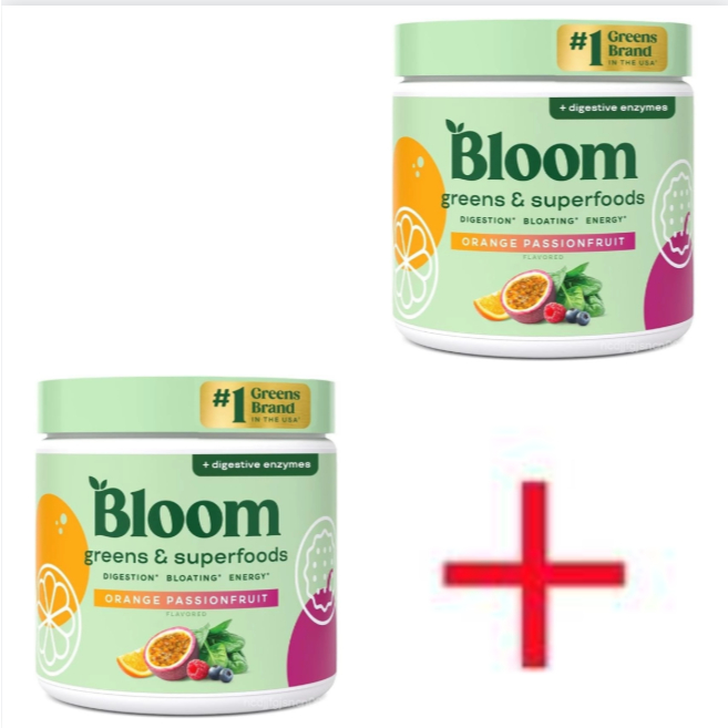 2-pack Bloom Greens & Superfoods Supplement 170gt Bundle Edible ...
