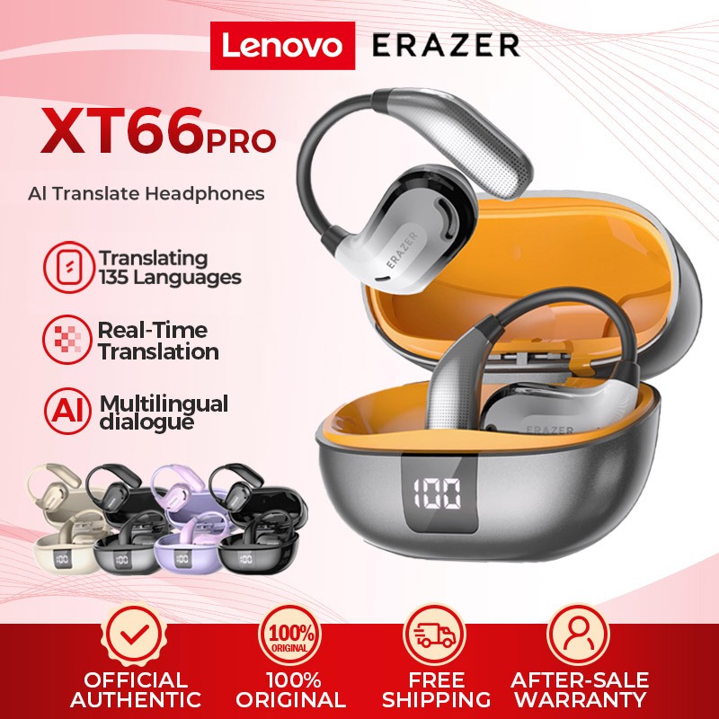 Lenovo ERAZER XT66 PRO Al Smart Real-Time Translation Wireless ...