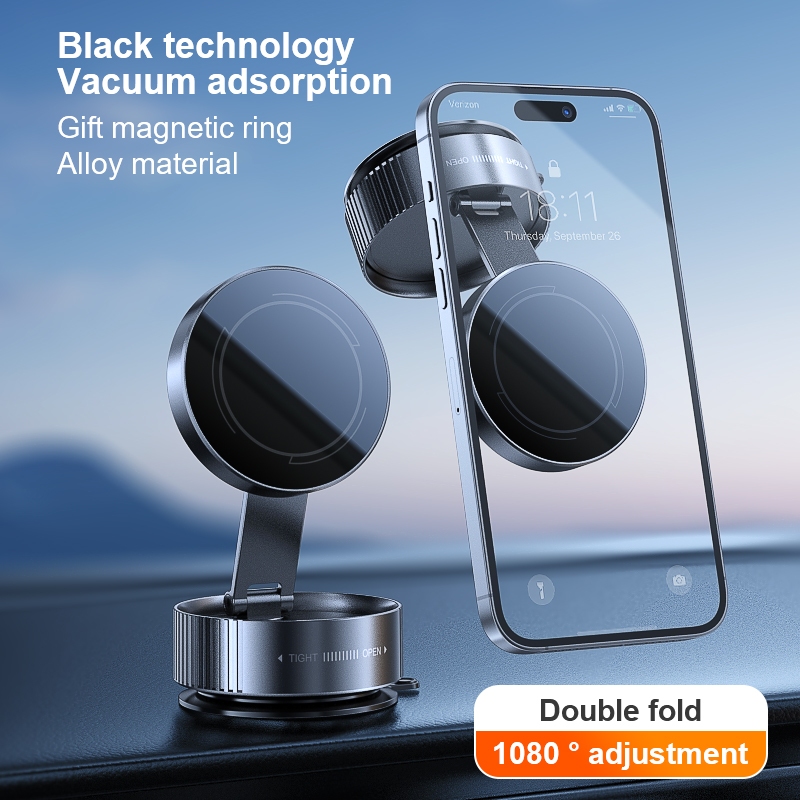 【IN STOCK】Universal Intelligent 360 ° Rotatable Vacuum Car Phone Holder ...