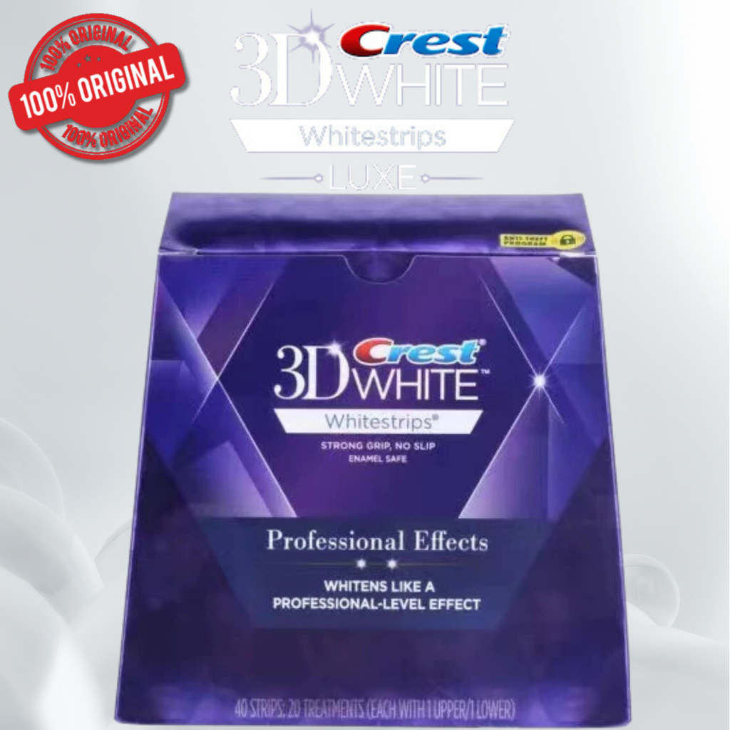 Crest 3D White Professional Effects Whitestrips (40 Strips/ 20 ...