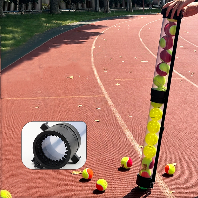 Tennis Ball Picker Tube for 14 Balls, Pickleball Balls Picker Hopper ...