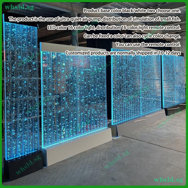 Family Water Curtain Wall Hallway Blocking Water Bubbles Subareas ...