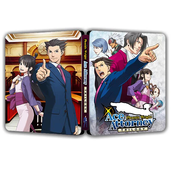 Phoenix Wright Ace Attorney Trilogy ALL Platforms Steelbook | Shopee ...