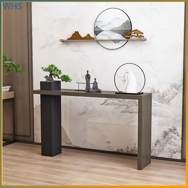 Long table solid wood entryway entryway table living room entryway ...