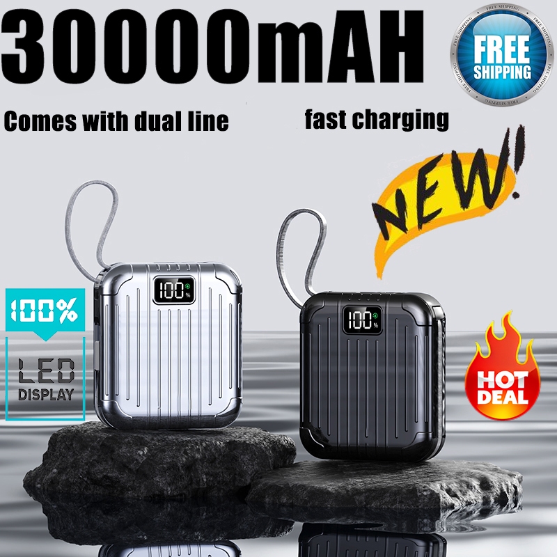 [CCC] SG fast charging power bank 30000mAh powerbank Comes with a two ...