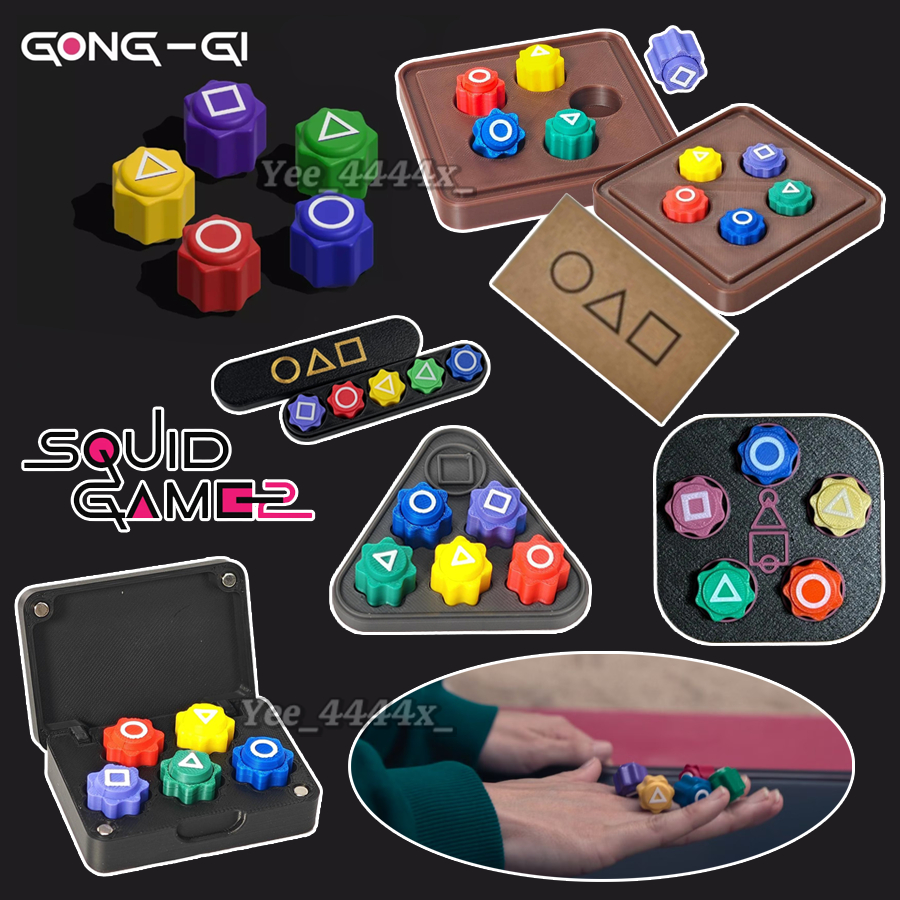 Gonggi Korean Jack Stone Game Set Korean Traditional Play Game Gong-gi ...