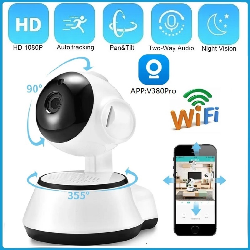 1080P WiFi IP Camera CCTV Security Home Network Video Surveillance IR ...